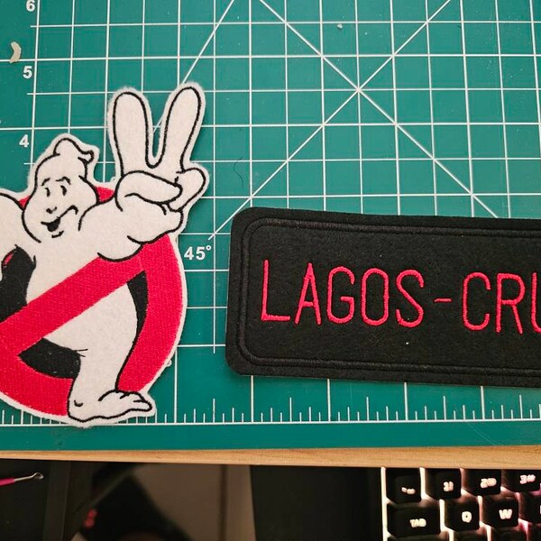 Ghostbusters 2 GB2 Name Patch Custom Iron on Patch or Hook & Loop Name ...