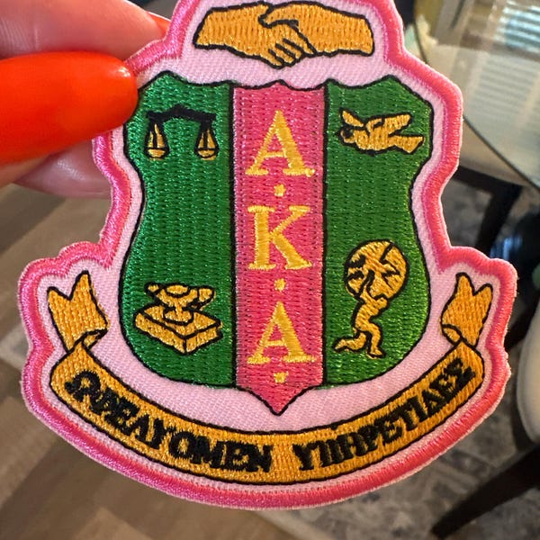 AKA Alpha Kappa Alpha Pretty Girl Iron-on Patch - Etsy