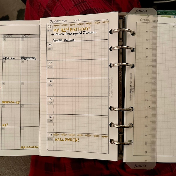 MIX & MATCH - Life Mapping Components / Charts and More - Filofax ...