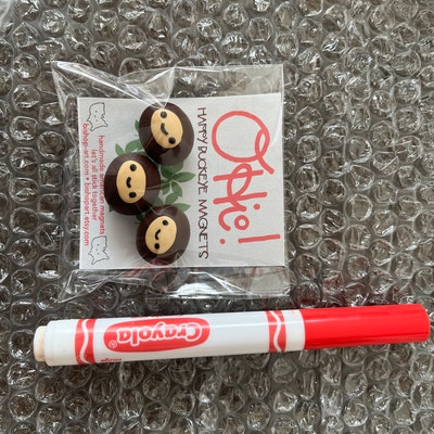 Happy Ohio Buckeye Magnets - Etsy