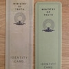 George Orwell's 1984 Bookmark - Winston Smith's Employee ID - Etsy