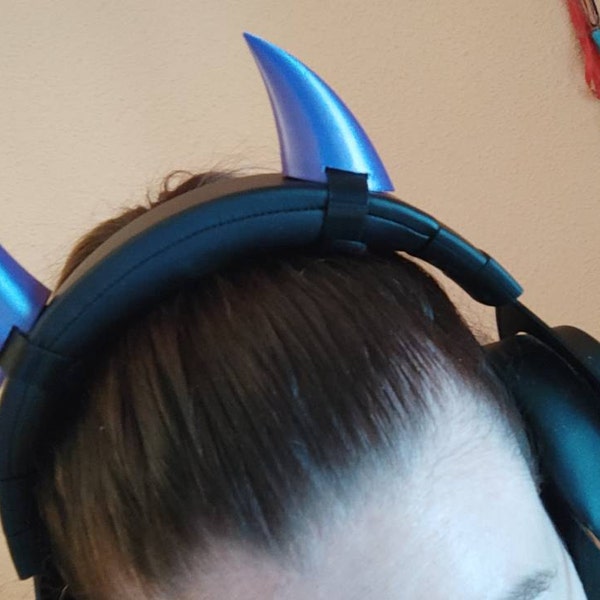 Devil Horns Accessory for Headset Headphones Demon Gaming Attachment ...
