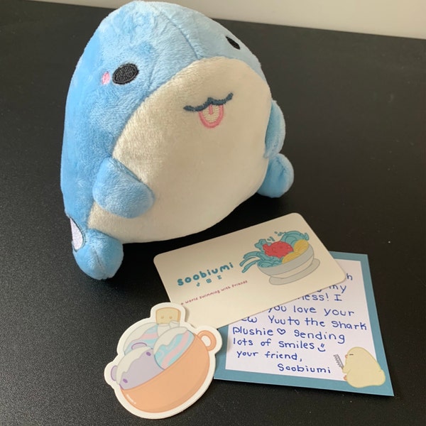 Final Stock — Yuuto the Shark Plushie | Kawaii Cute Shark Lover Gift ...