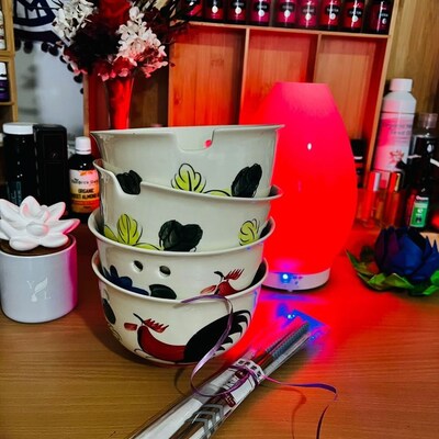 Antique Japanese Tokanabe Pottery Vase Hand Painted Raised - Etsy