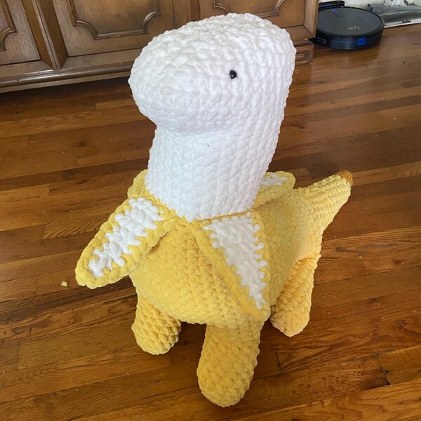 Bananasaurus Dinosaur NO SEW Crochet Pattern - Etsy