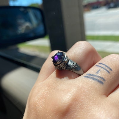 Stunning Gothic Poison Ring With Secret Compartment. Black - Etsy