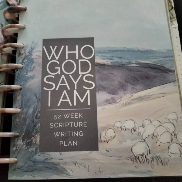Printed Happy Planner Bible Study Pages, 92 Pages (1/2 Yr.), Christian ...