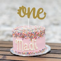 Dinosaur One Cake Topper First Birthday Cake Topper Dino Topper - Etsy