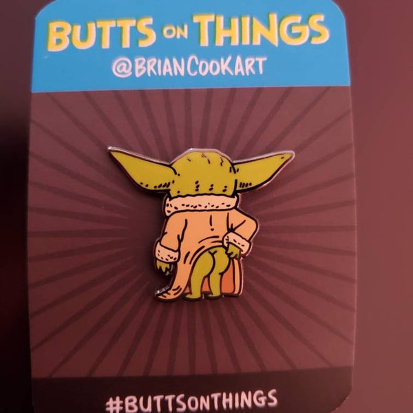 Backside of the Force - Enamel Lapel Pin - Etsy