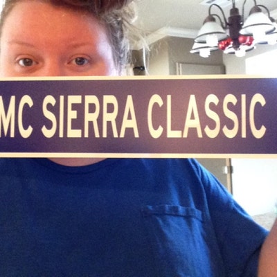 Sierra Classic, GMC Sierra Classic Sign, GMC Sierra Classic Owner Gift ...