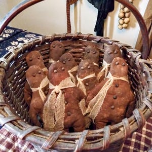 Butterbean - Primitive Doll - PAPER PATTERN by Dru Ann - Cinnamon Creek ...