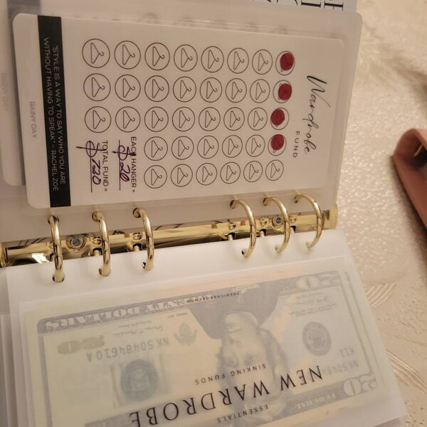 Budget Wallet Dividers Tabbed for Cash Stuffing Custom Dividers With ...