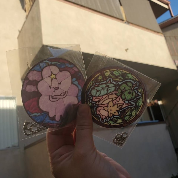 LSP Lumpy Space Princess Suncatcher Stained Glass Look Acrylic 3” Car ...
