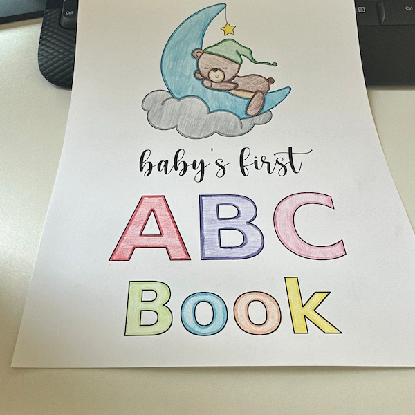 Blank Alphabet Book, Baby's First ABC Book, Baby's First Alphabet Book ...