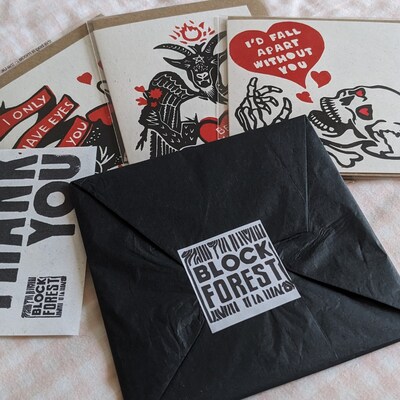 Vampire Bat Linocut Print From My 'horror High' - Etsy UK