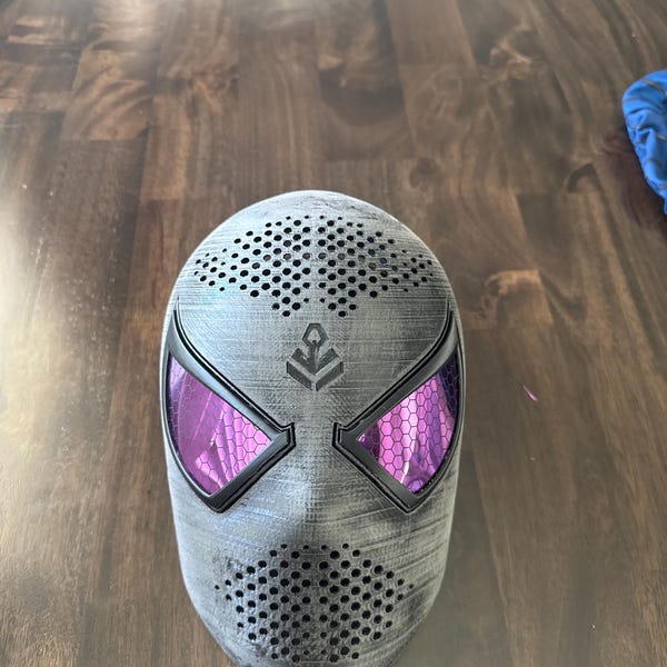 DIGITAL FILE Spectacular Spider-man Faceshell With 3 Lens Expressions and Symbiote Lenses - Etsy