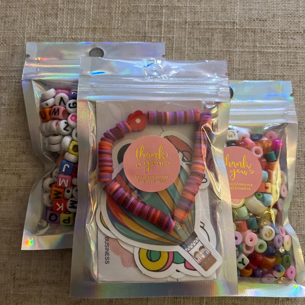 Cute Pastel Rainbow Bracelet Set! - Etsy