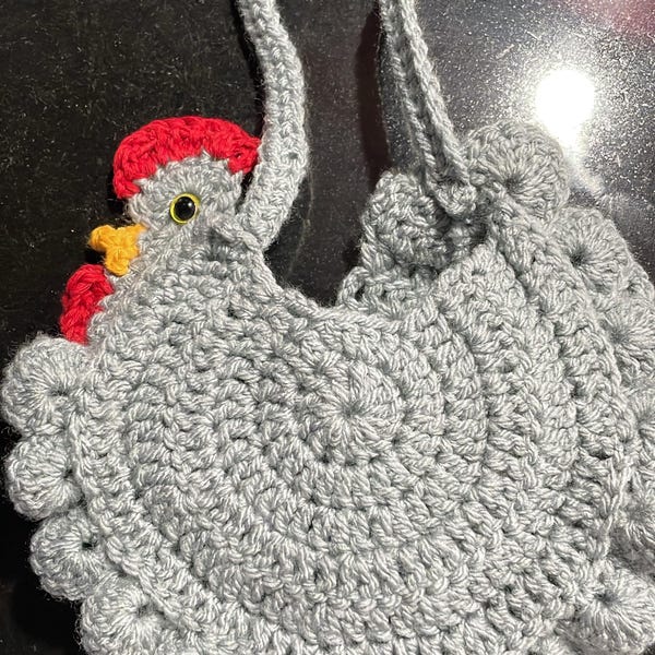 Crochet Chicken Bag Pattern Only U.S Terms - Etsy