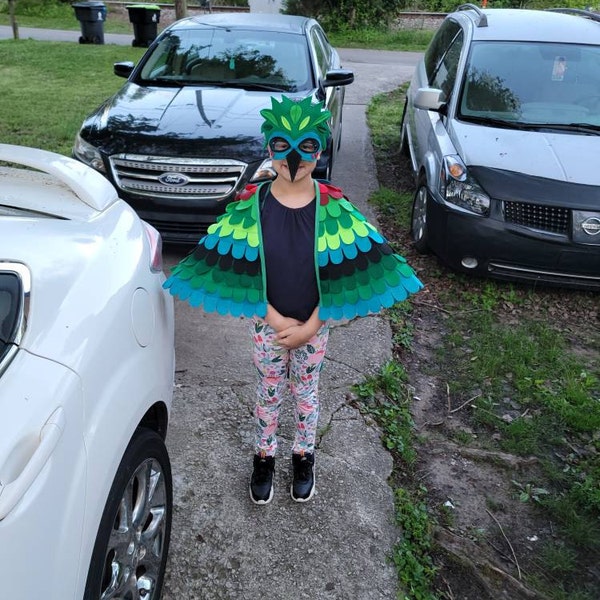 Hummingbird Costume // 3 Pc Set // Mask, Wings & Tail // Hummingbird ...