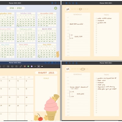 Cute Green Digital Notebook With Tabs: Plant Shop Goodnotes, Samsung ...