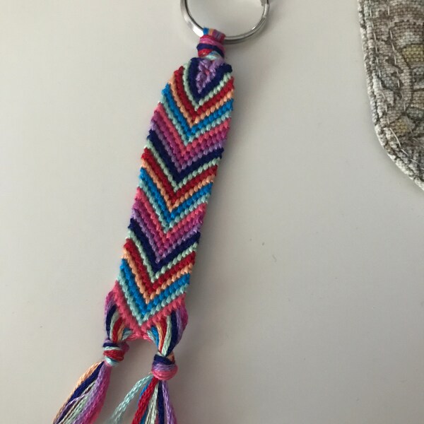 Chevron Keychain/friendship Keychain - Etsy