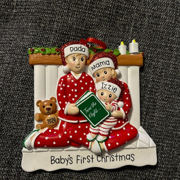 GYMNASTICS Glitter Pink Ornament | Hand Personalized • Ceramic ...