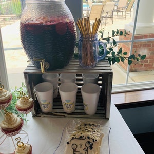 Personalized Blue Birthday Cake Birthday Cups-custom Full | Etsy