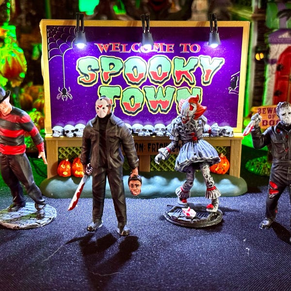 Banshee Trio for Lemax Spooky Town, Dept. 56, Tabletop, RPG - Etsy