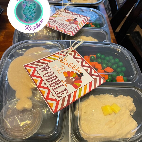 Gobble 'til You Wobble Thanksgiving Tags and Bag Toppers. Thanksgiving ...