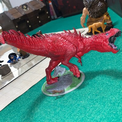 T-rex Predator Rex Huge Beast Miniature Lord of the Print D&D 5e ...