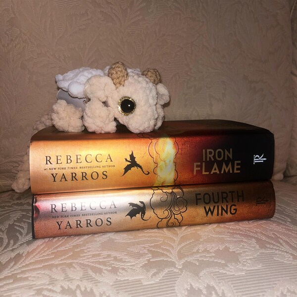 One Crochet Small Baby Dragon Plushie, Handmade Stuffie, Personalised Colours, Amigurumi Toy ...