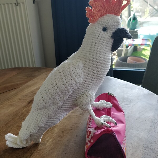 Amigurumi WHITE COCKATOO - Crochet Pattern, PDF in English, Deutsch ...