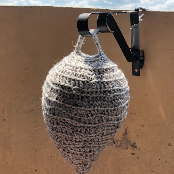 PDF Crochet Hornet Nest Pattern, Wasp Nest Pattern, Outdoor Crochet ...