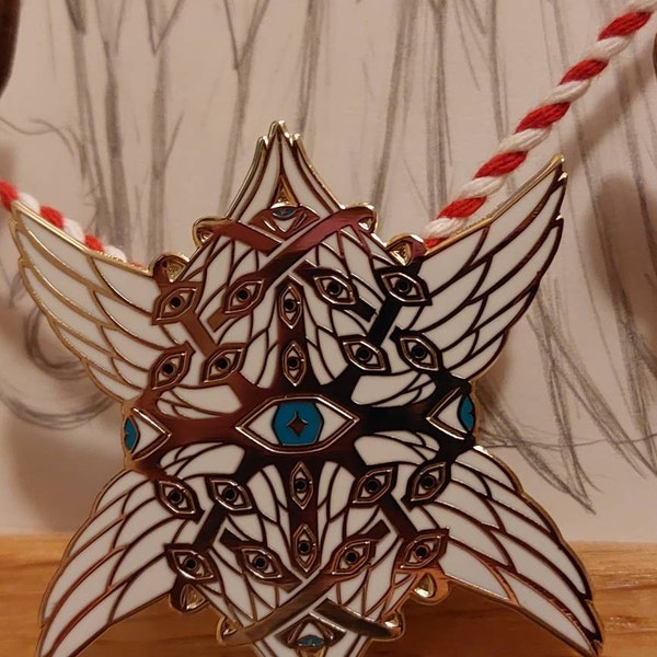 Ophanim: Hard Enamel Pin | Biblically Accurate Angel Pin | Cool ...