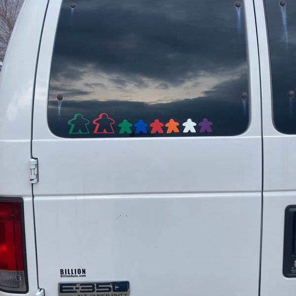 Meeple Vinyl Decal for Board Game Family Car Decal or Laptop Sticker - Etsy
