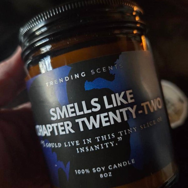 Smells Like Aaron Warner Candle | Shatter Me Inspired Candle | Bookish ...