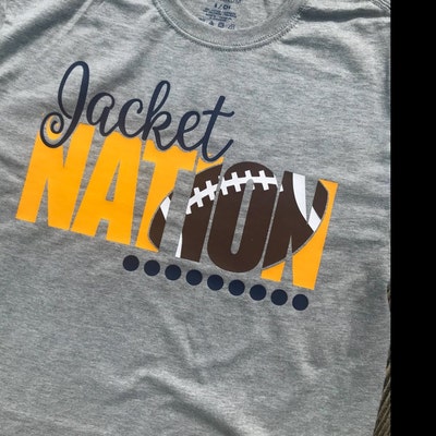 Jacket Nation Football Jackets SVG Dxf EPS Png JPG - Etsy