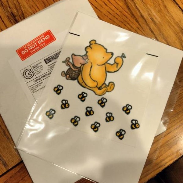 Classic Pooh and Piglet With Bees Edible Images - Etsy