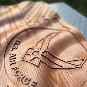 CNC Stl 3D Waving American Flag. Beautiful, Highly Detailed and ...