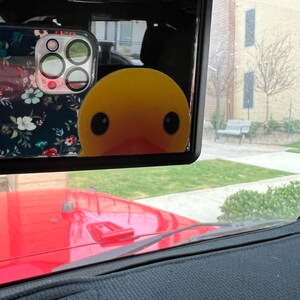 Duck Peeker Rear View Mirror/sun Visor Decal - Etsy