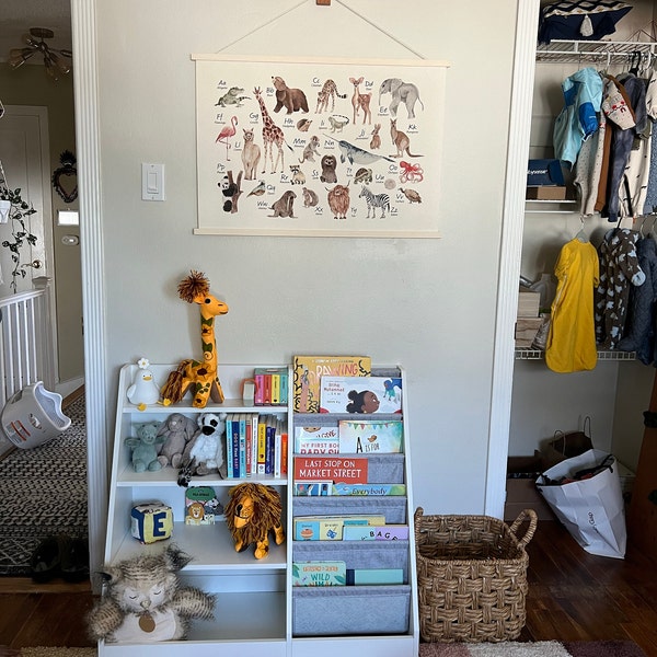 Animal Alphabet Chart | Wall Decor | Homeschool Decor | Classroom Decor ...
