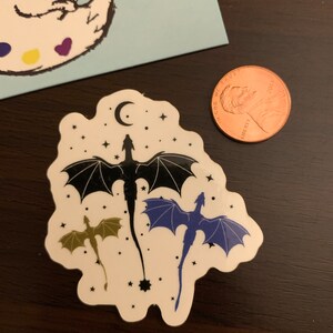 Dragon Trio of Tairn, Andarna, and Sgaeyl Fourth Wing Inspired ...