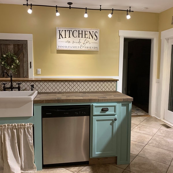KITCHEN Gathering Place Sign Kitchens Are Made for Food Family ...