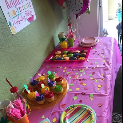 Tutti Frutti Confetti Fruit Confetti Twotti Frutti Party Decorations ...