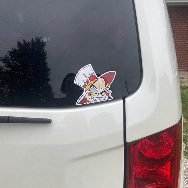 Front Facing Allan Smiling Friends Sticker Waterproof Adult Swim Decal ...