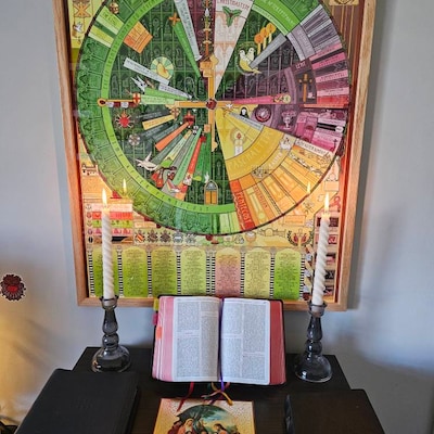 Traditional Catholic Liturgical Calendar unframed, 24 X 36 Catholic ...