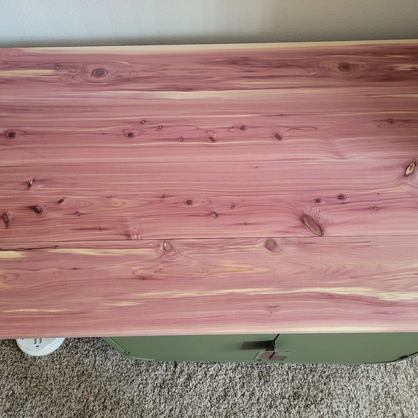 6" Wide, Aromatic Eastern Red Cedar Boards, #1 Boards, Planed and ...