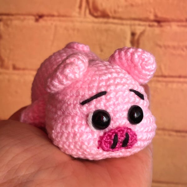 Pig Crochet Pattern, Amigurumi Valentines Crochet Pattern Piglet ...