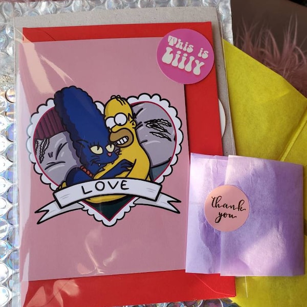 The Simpsons Holographic Sticker - Lisa "the Lizard Queen" Sticker ...