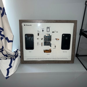 Disassembled iPhone Art With Frame, Disassemble Art Frame iPhone 1 ...